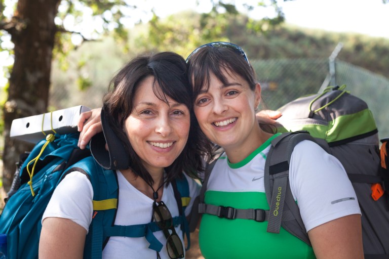 Montse and Almudena, Spain. – Camino de Santiago: Pilgrims
