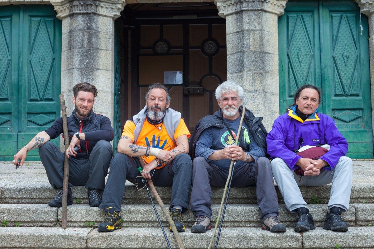 Luca, Vito, Angelo and Bruno, Italy. – Camino de Santiago: Pilgrims