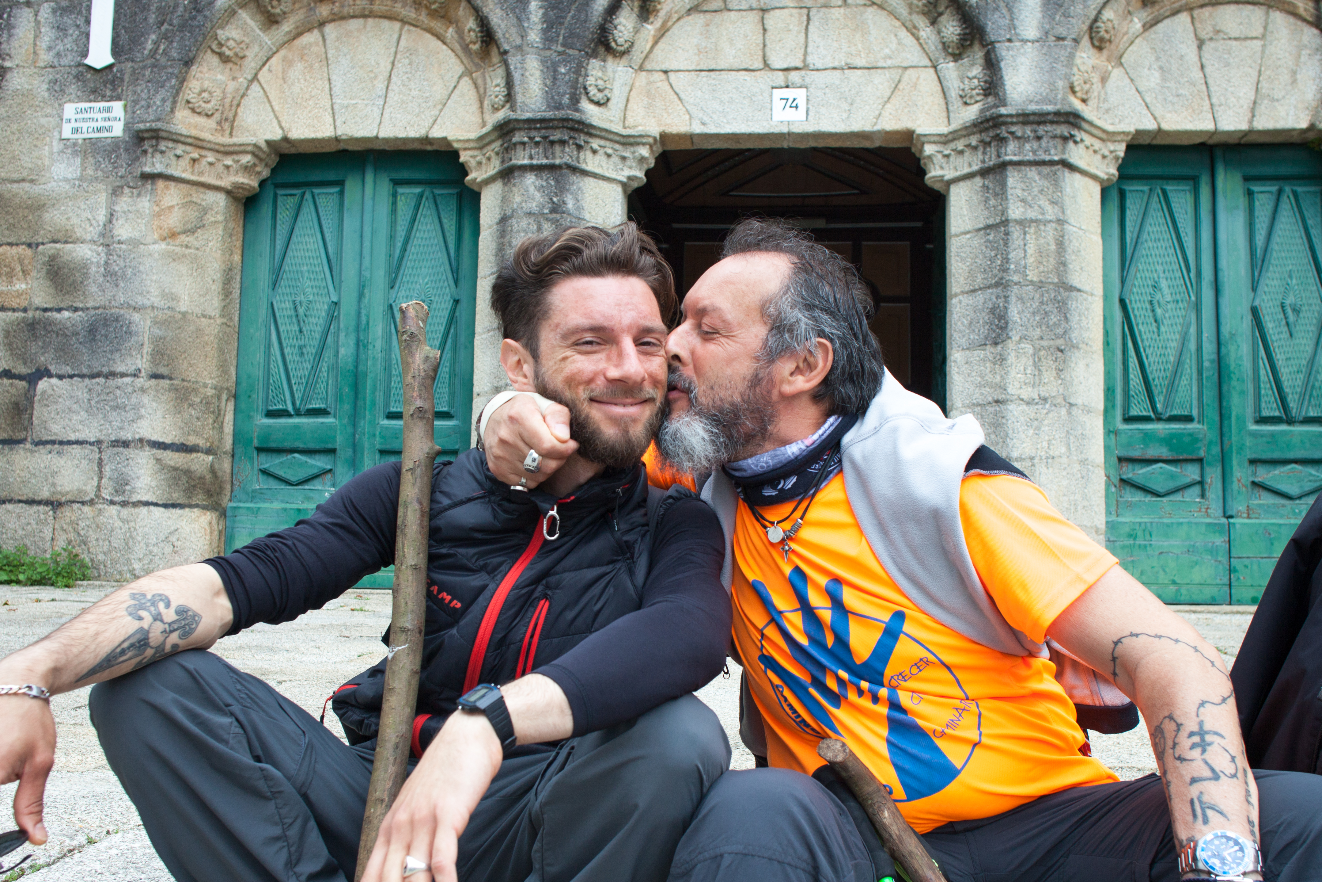 Luca, Vito, Angelo and Bruno, Italy. – Camino de Santiago: Pilgrims